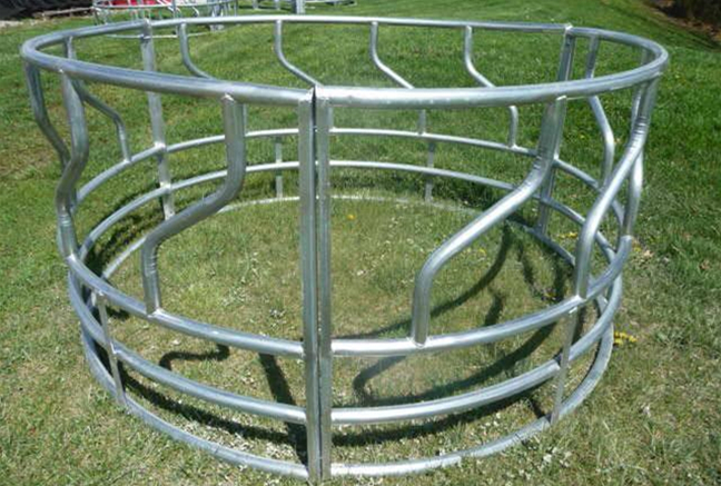 Economy Heavy Duty R800 Circular Cattle Feeder , Steel Cattle Ring Feeder