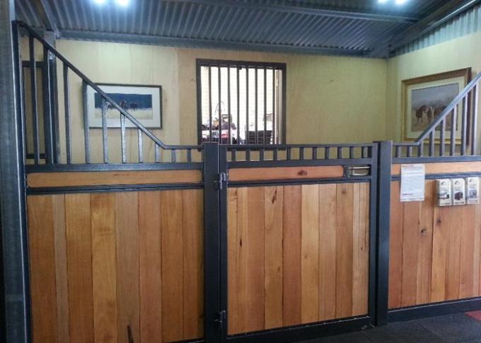 Modular 2 4 Horse Stall Fronts Kits With Latches Feeders Powder Coated ...