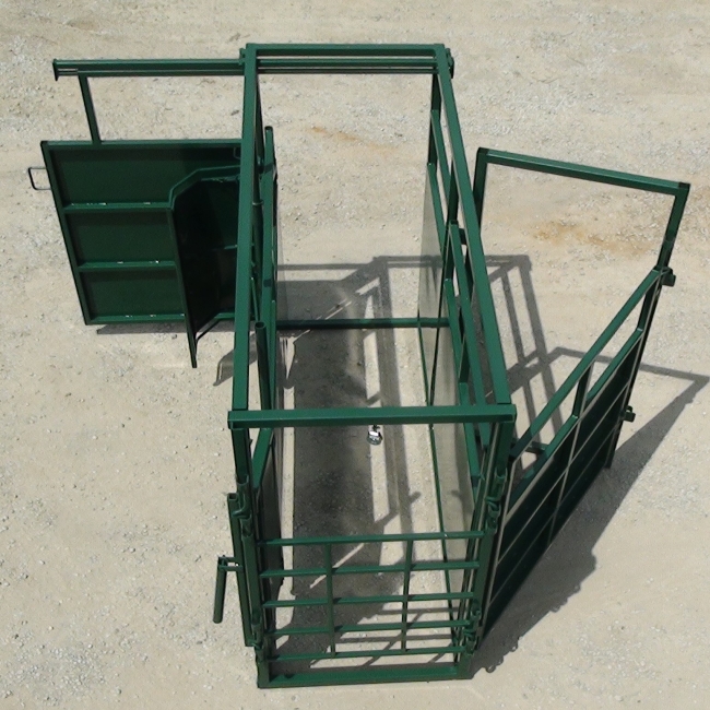 Easy Access Portable Cattle Alleyway , 14 Gauge Sheet Adjustable Cattle ...