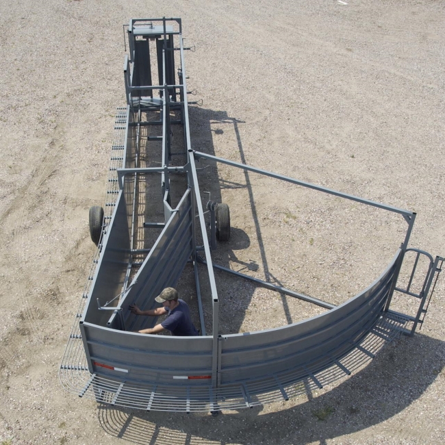 Durable Livestock Handling Equipment 16 Inch Long Cattle Sweep Alley ...