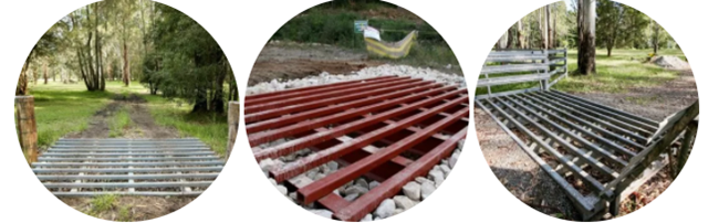 Fully Engineered Steel Sheep Cattle Grid , 1150mm X 3200mm Heavy Duty ...