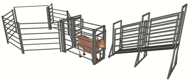Hot Dipped Galvanized Sheep Loading Ramp Plans Livestock Handling Equipment