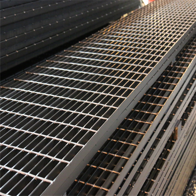 Durable Steel Floor Grating Pressure Locked Steel Grating For Building ...
