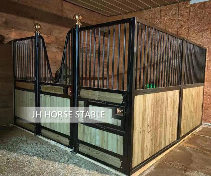 Custom HDG 50x50 European Horse Stable Dividers & Fronts