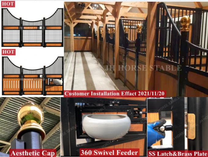 American 14ft Portable Horse Stall Panels Full Stable Back Panel