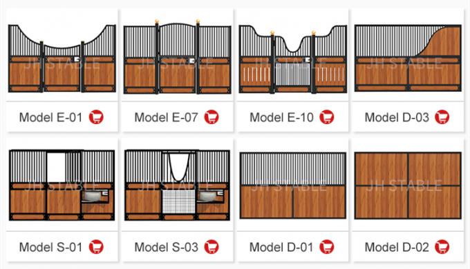 Safety Heavy Duty Galvanized Horse Stall Fronts Panels Antirust 3000 ...