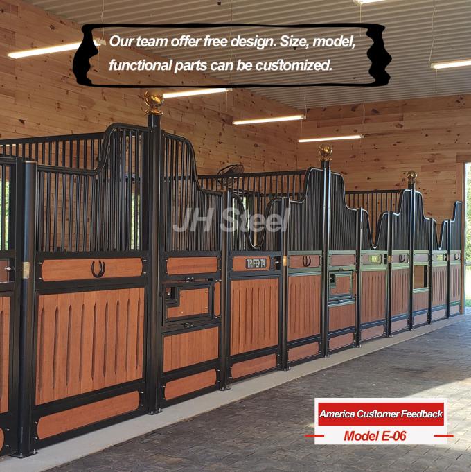 Easy Equipped Galvanized Horse Stable Fronts Fence Panel 10ft