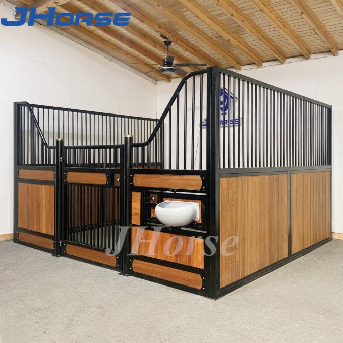 Carbonized Bamboo Safety Pipe Horse Stall Fronts Customized Size