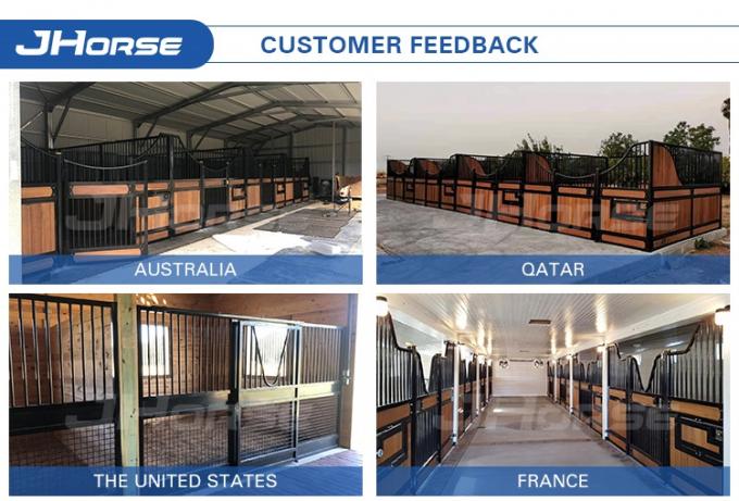 Custom Made Temporary 10ft Horse Stable Boxes Light Weight Water Proof
