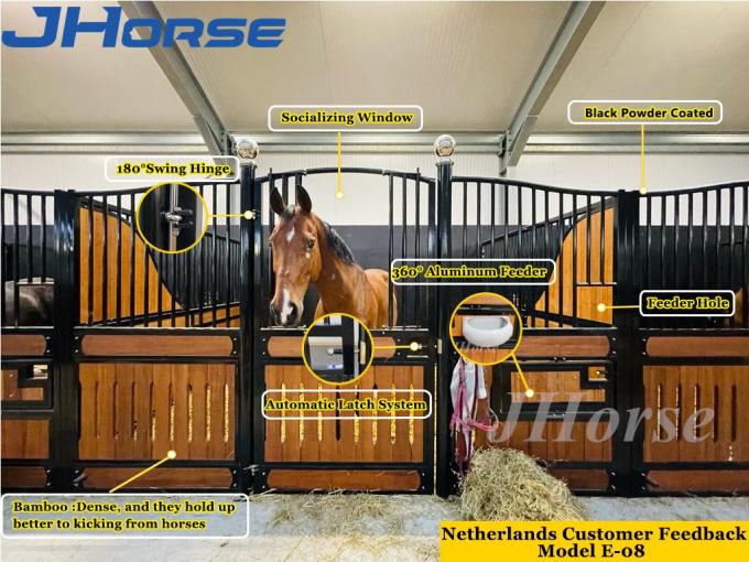 Solid Structure Modern Box Stalls For Horses Customized Equipped Horse ...