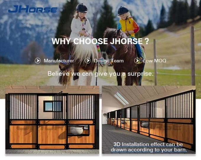 Custom Horse Stable Fronts - Weatherproof Steel & Wood Panels