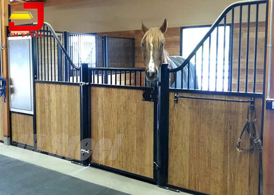 Classic Free Standing Powder Coated Horse Stall Partitions With Swing ...
