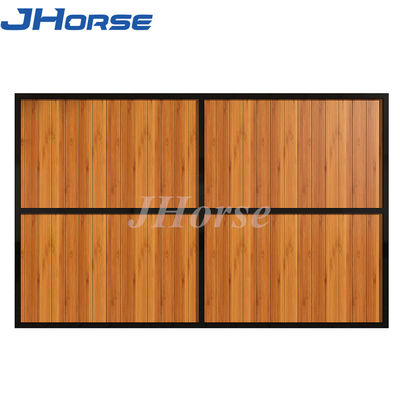 Full Bamboo Wood Horse Stable Partitions Side Back Panels