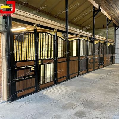 Europe Style Priefert Stall Fronts Customized Size Infill Bamboo
