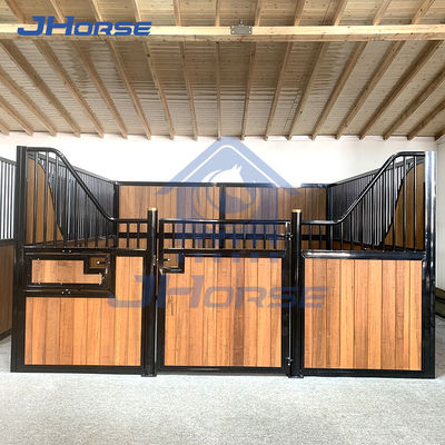 Galvanized Horse Stall Fronts With Pie Filling Wood Type And Bamboo ...