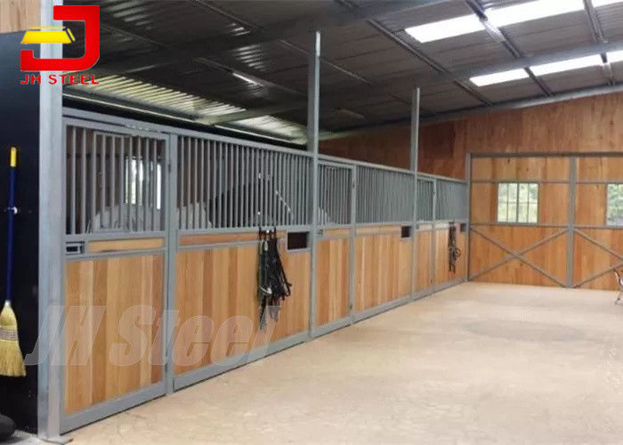 Q235 Low Carbon Steel Wire Horse Stable Partitions With Sliding Door ...