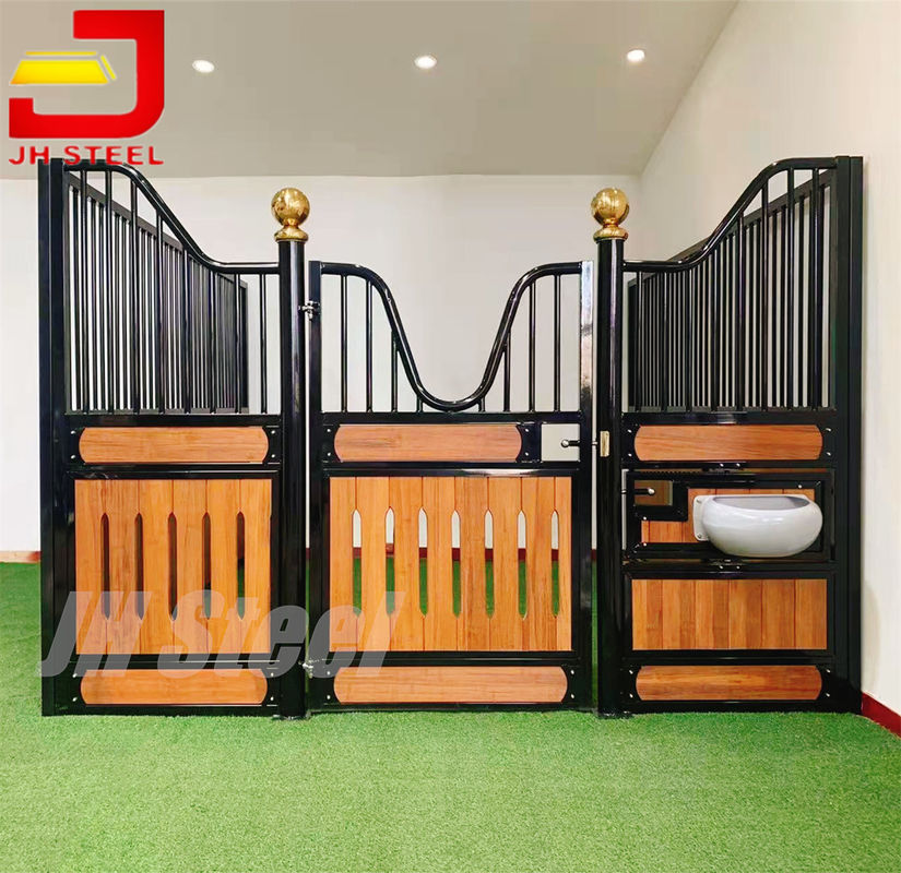 3m 3.6m European Horse Stalls With Yoke Stable Front Panel E-06