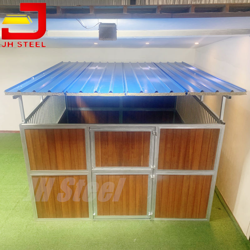 Stables Indoor Horse Stall Fronts Systems Horse With Roof