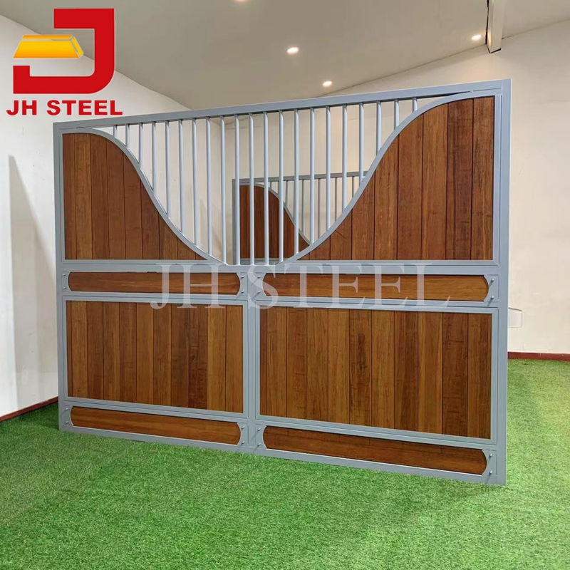 Portable Movable Stable Horse Stall Fronts With Feeder