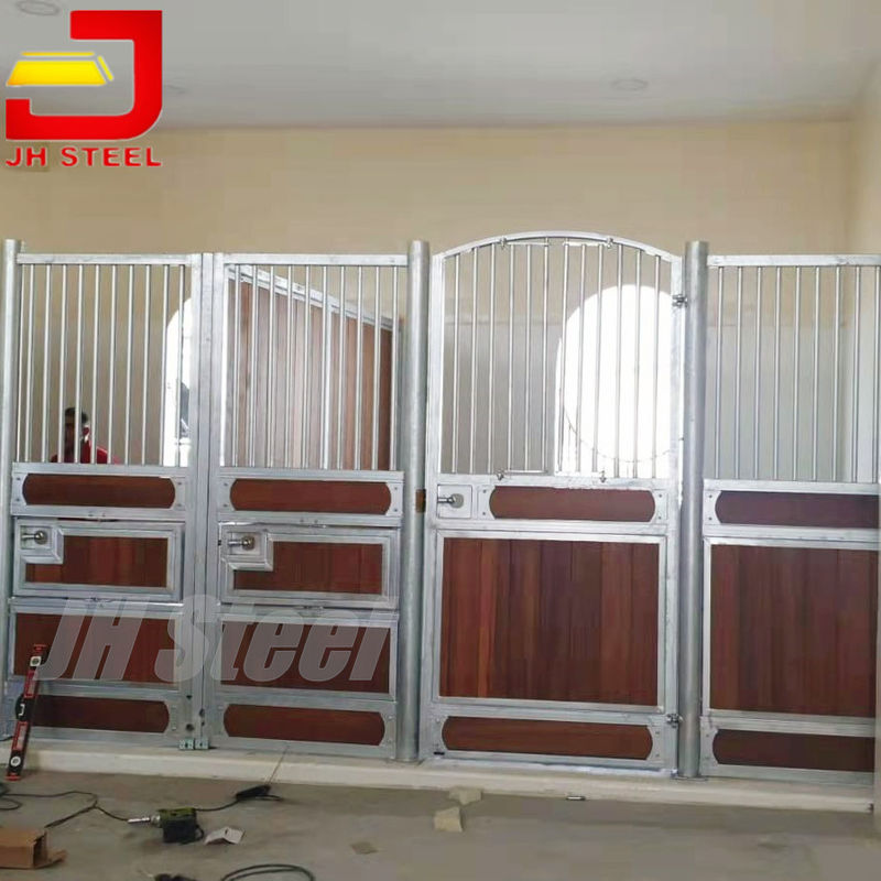 12ft Steel Portable Horse Box Stalls Prefab Horse Stables Weather Proof