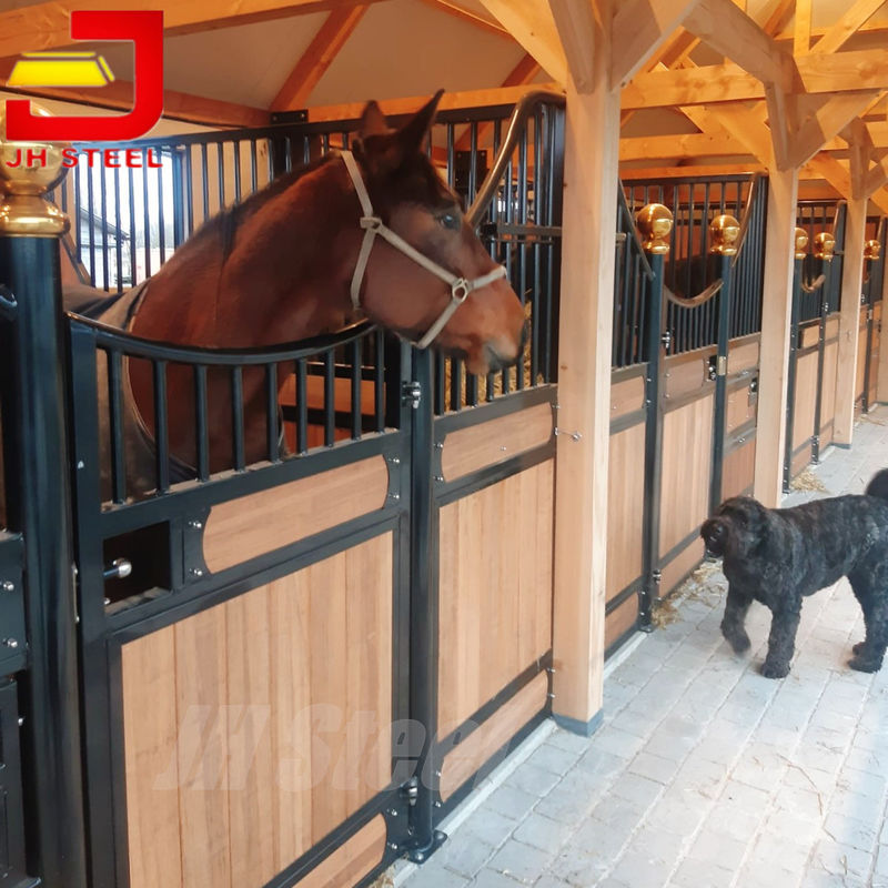 Customizable Split Door Swing Horse Stall Fronts Panel Steel Q235B Material