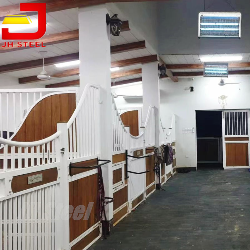 High Resistant Q195 Horse Stable Fronts European Horse Stall With Steel ...
