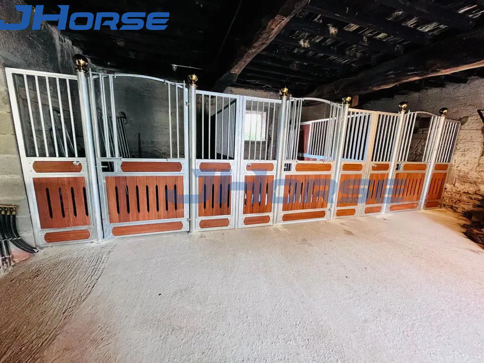 Heavy Duty Galvanized Horse Stalls with Swing/Sliding Door
