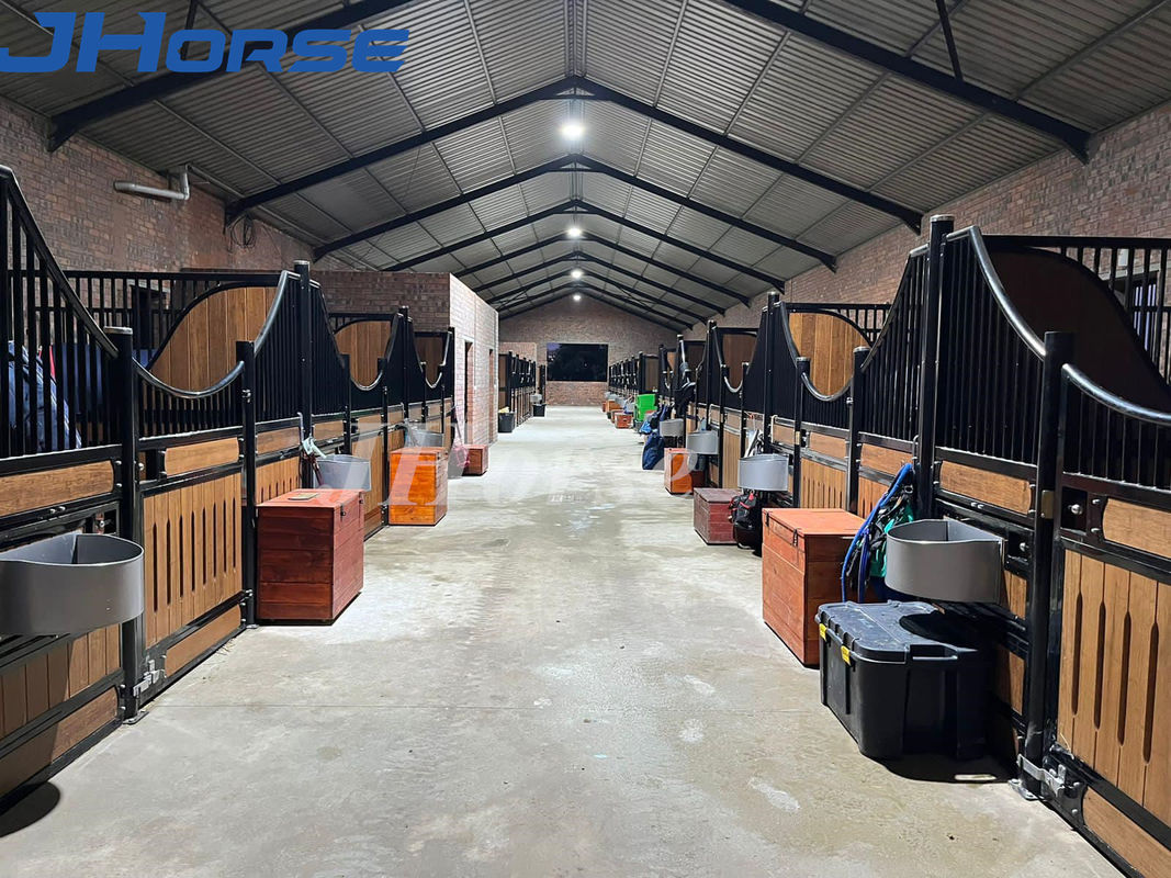 European Standard Horse Stall Panels With Customized Front Type And Color
