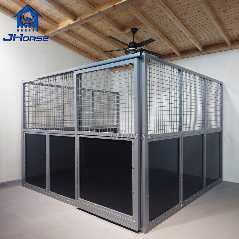 10ft 12ft Portable Horse Stall Panels Steel Temporary Customized ...