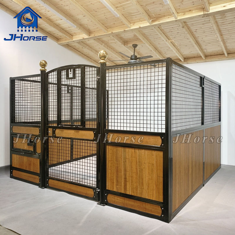 Farm Equestrian Horse Equipment Stables Solid Horse Stalls Panels With ...