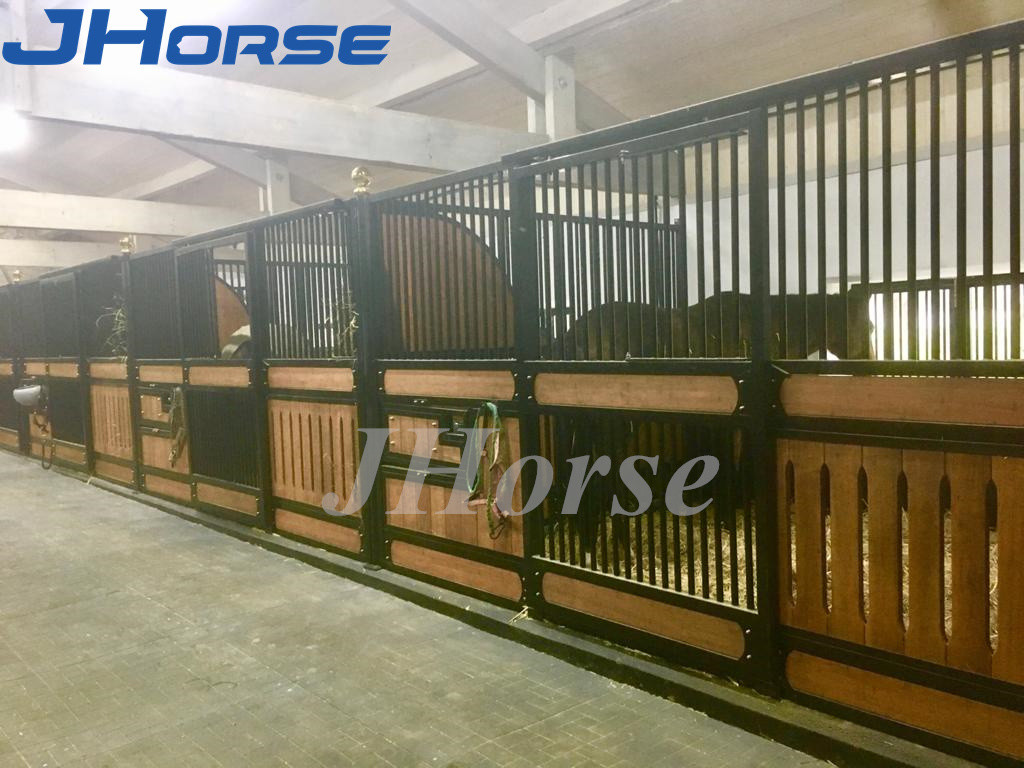 10ft Bamboo Horse Barns with Sliding Door | Customizable Stalls