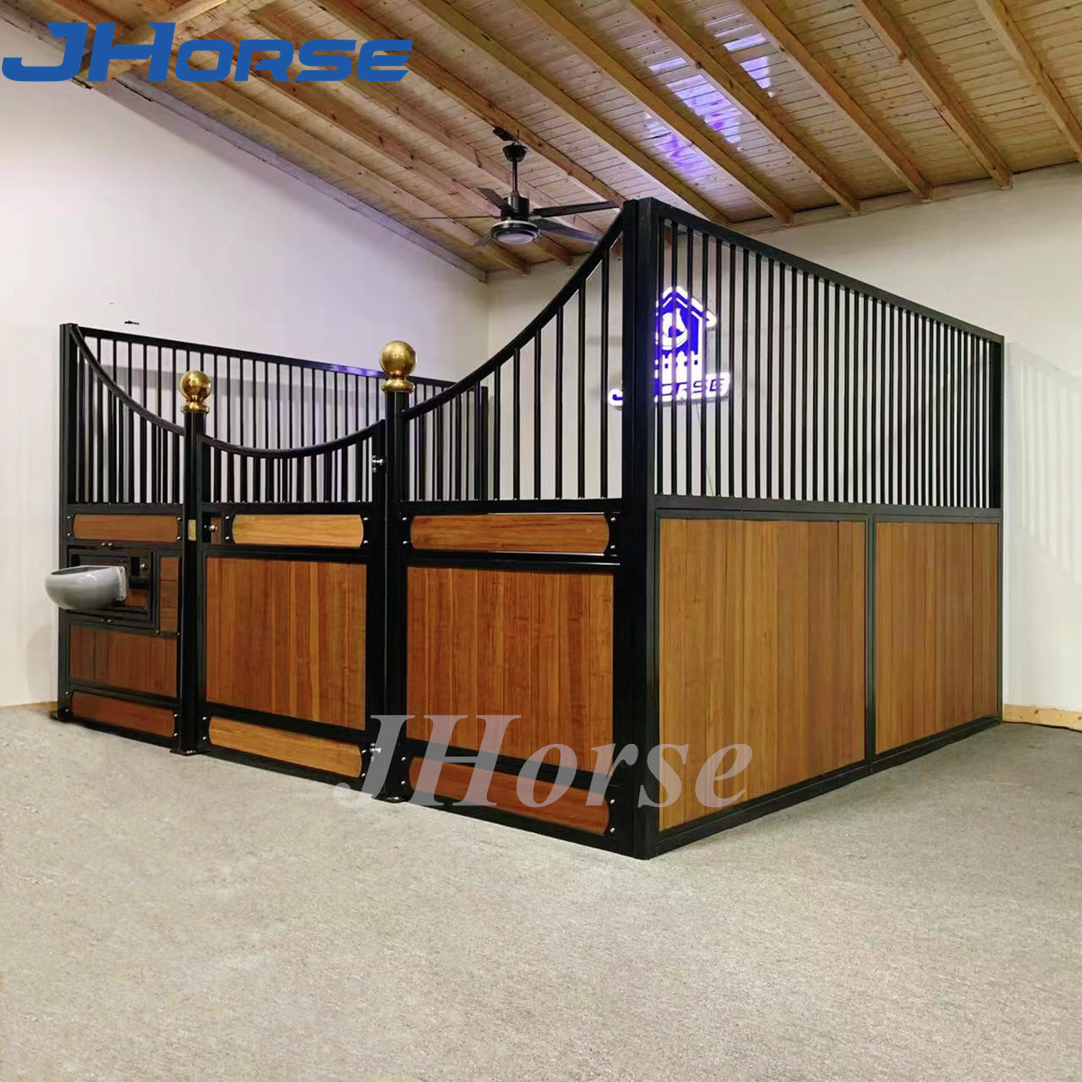 Equestrian Roof Prefabricated Free European Horse Stalls Farm Stables ...