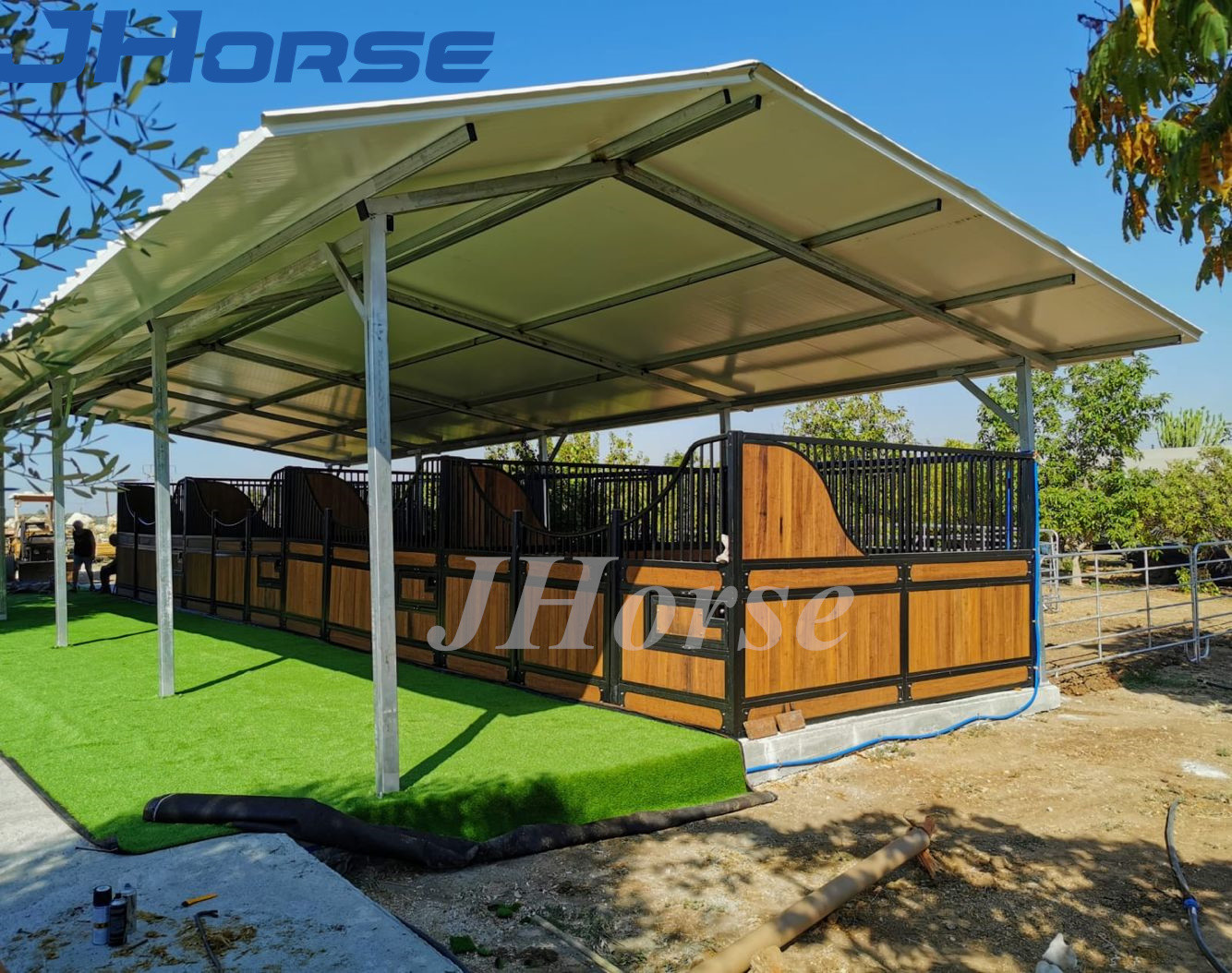 Easy Equipped Galvanized Horse Stable Fronts Fence Panel 10ft