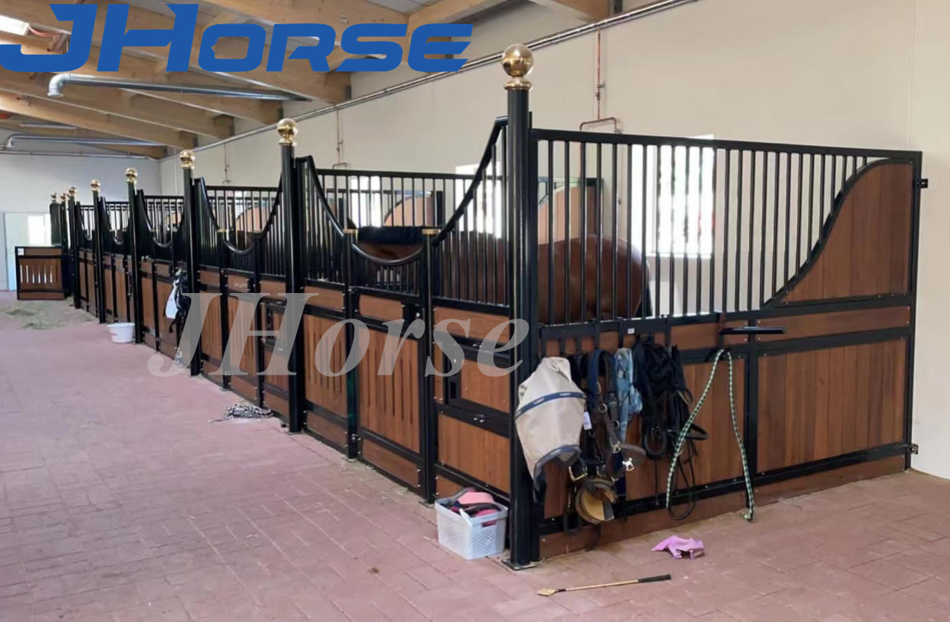 Durable Bamboo HDPE Horse Stall Front Panel - Custom Sizes