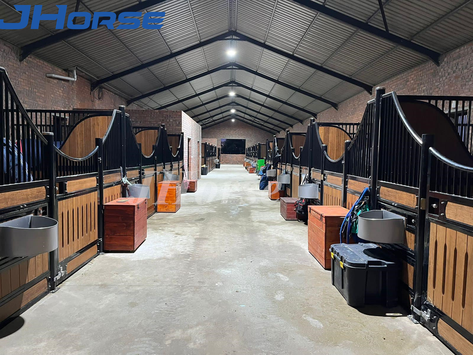 European Standard Horse Stall Panels With Customized Front Type And Color