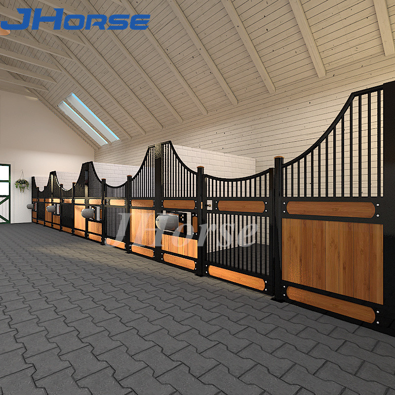 Portable Galvanized Horse Stalls with Swing Door