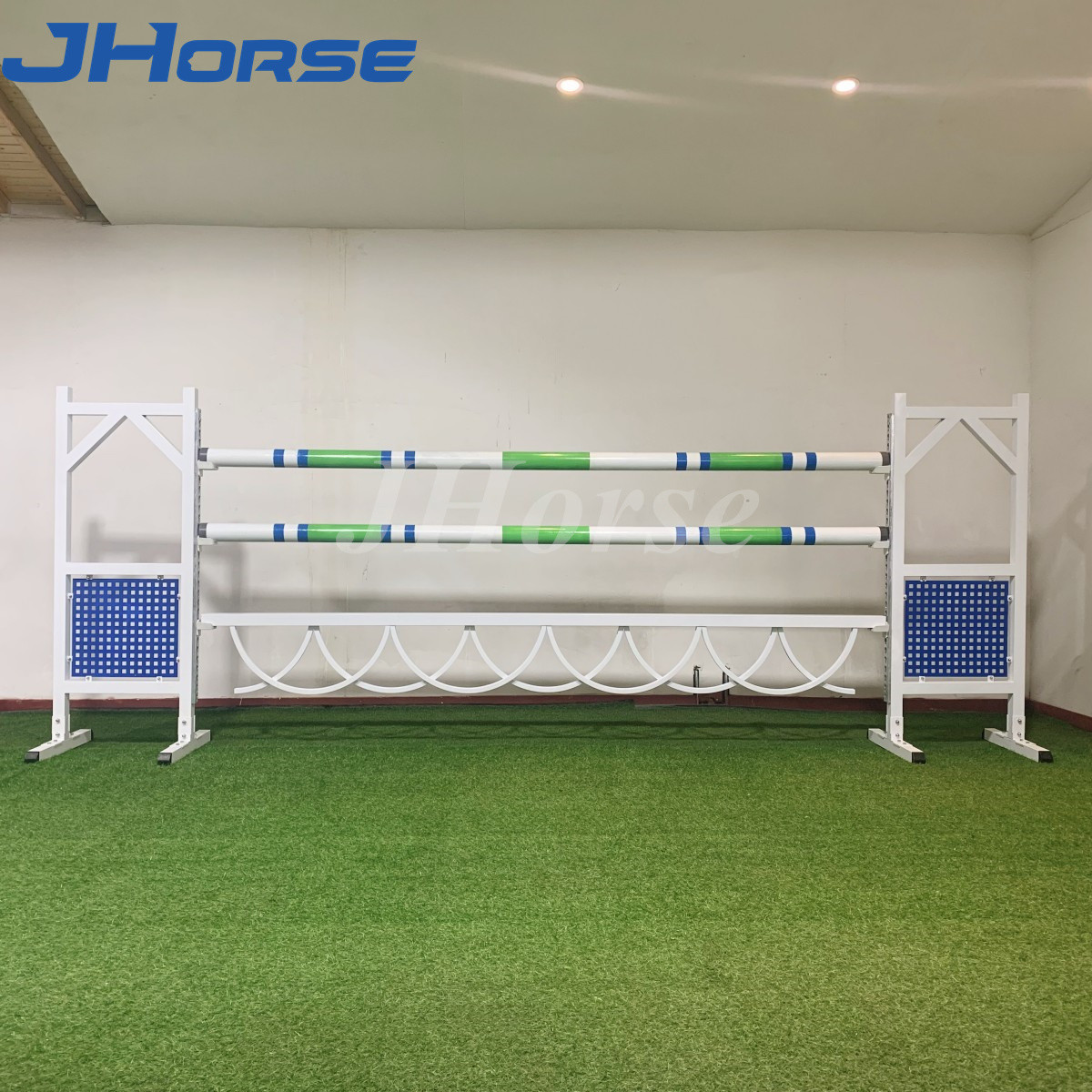 Durable Aluminum Horse Jump Stands for Show Jumping Training