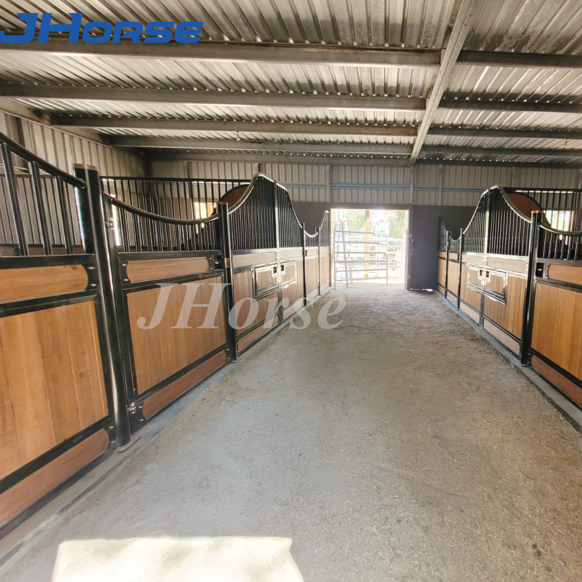 Weatherproof European Horse Stalls for Farms & Stables