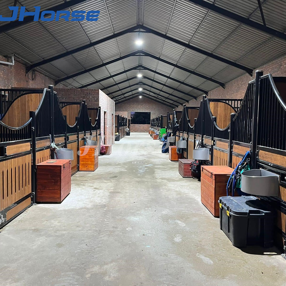 Production Custom Horse Stall Fronts Powder Coated 2.2 Meters