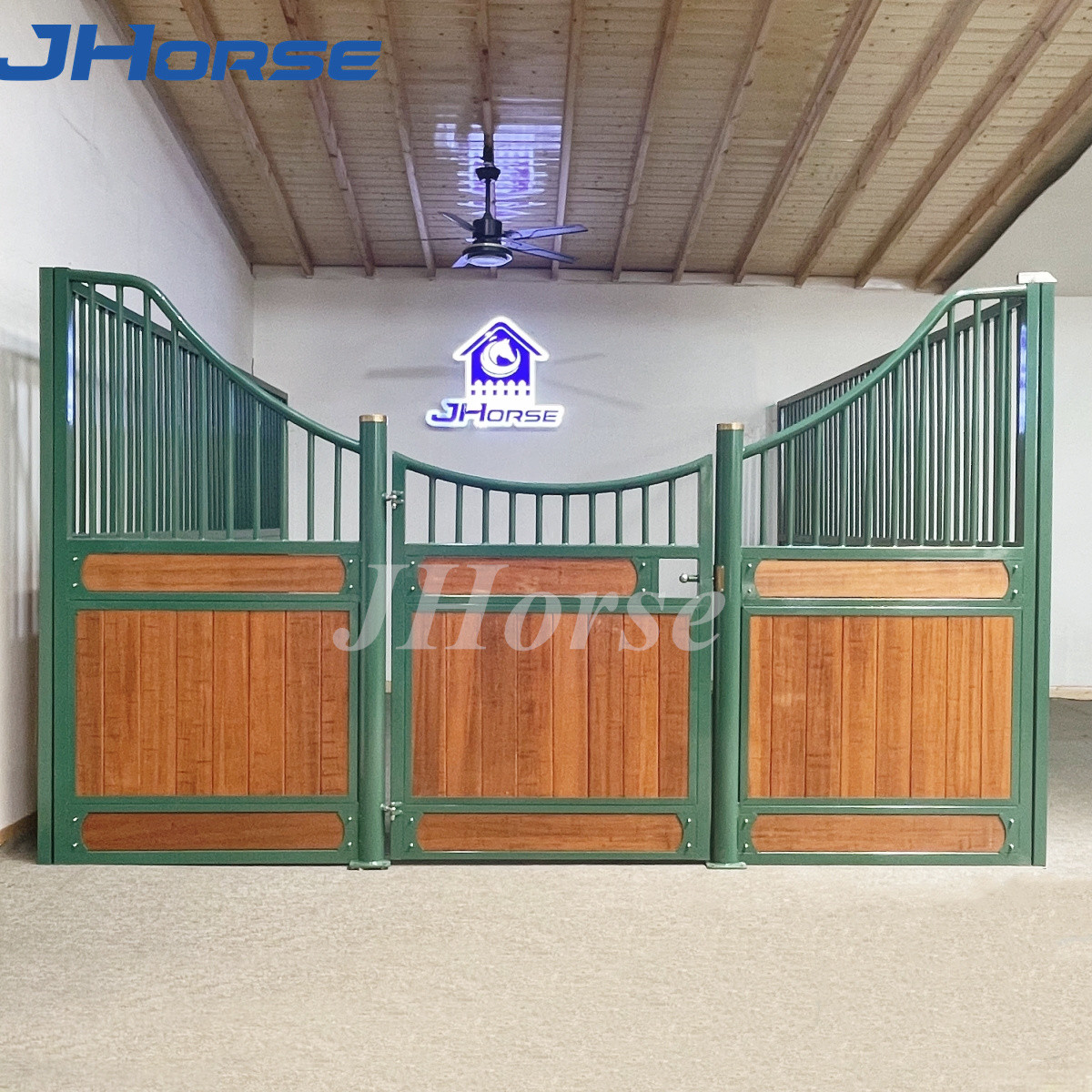 European Horse Stalls - Customizable Pine Wood Stable Panels