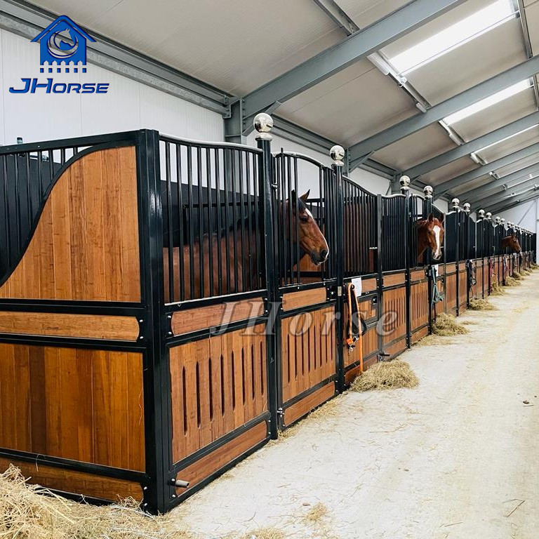 Customized Color Horse Stall Panels Powder Coated Finished With Sliding ...