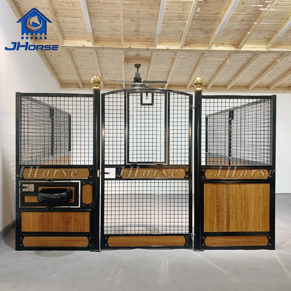 Luxury Customized Steel Frame Bamboo Boarding Horse Stall Panels ...