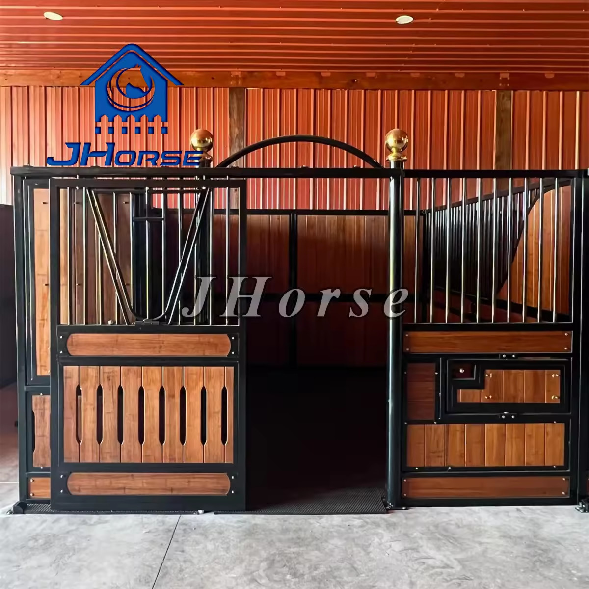 Create A Safe Comfortable Environment Horse Stall Fronts With Bamboo Or ...