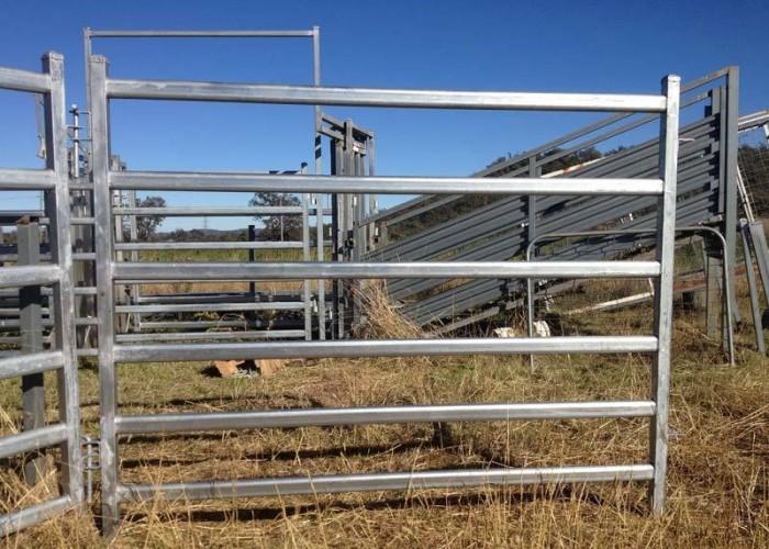Anti Rust Finish Horse Corral Panels 360 Degree Firmly Welded Surface