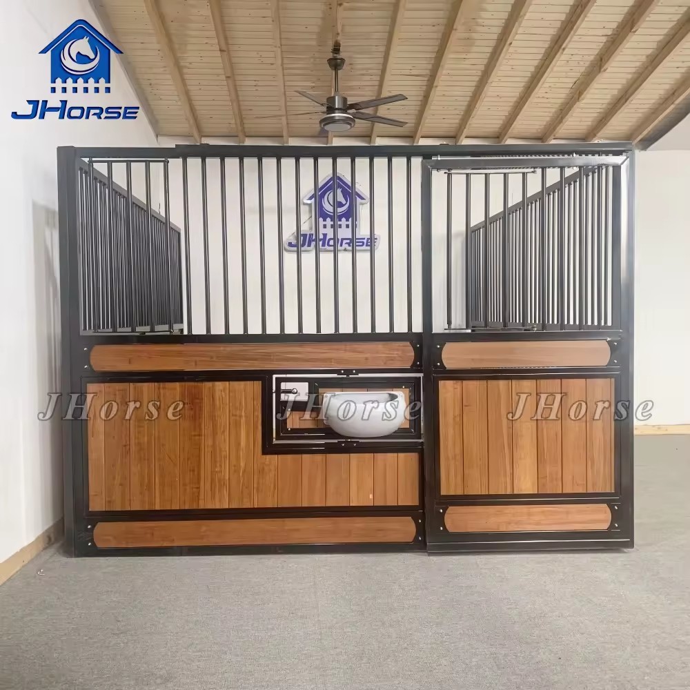 Horse Box Stable Door Exterior Mesh Horse Stall Front With Hay Feeder ...
