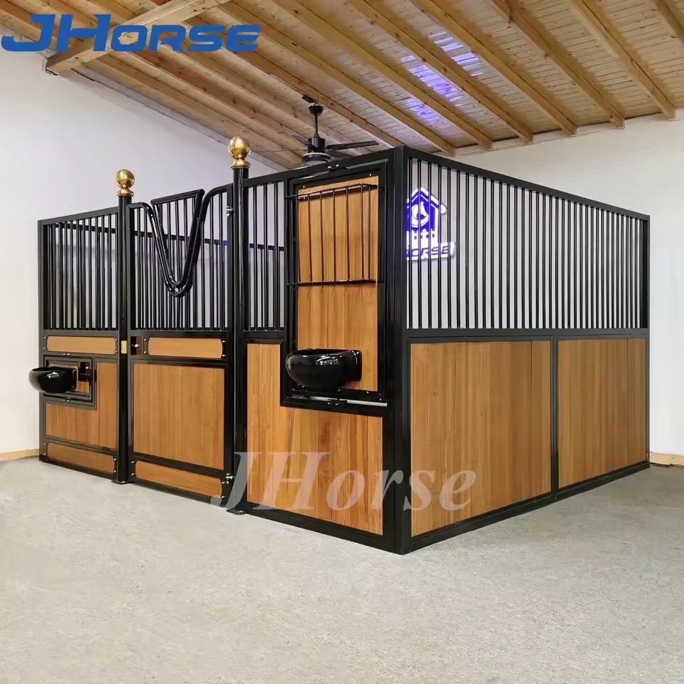 Premium Customizable Horse Stable Stalls for Farm Industry