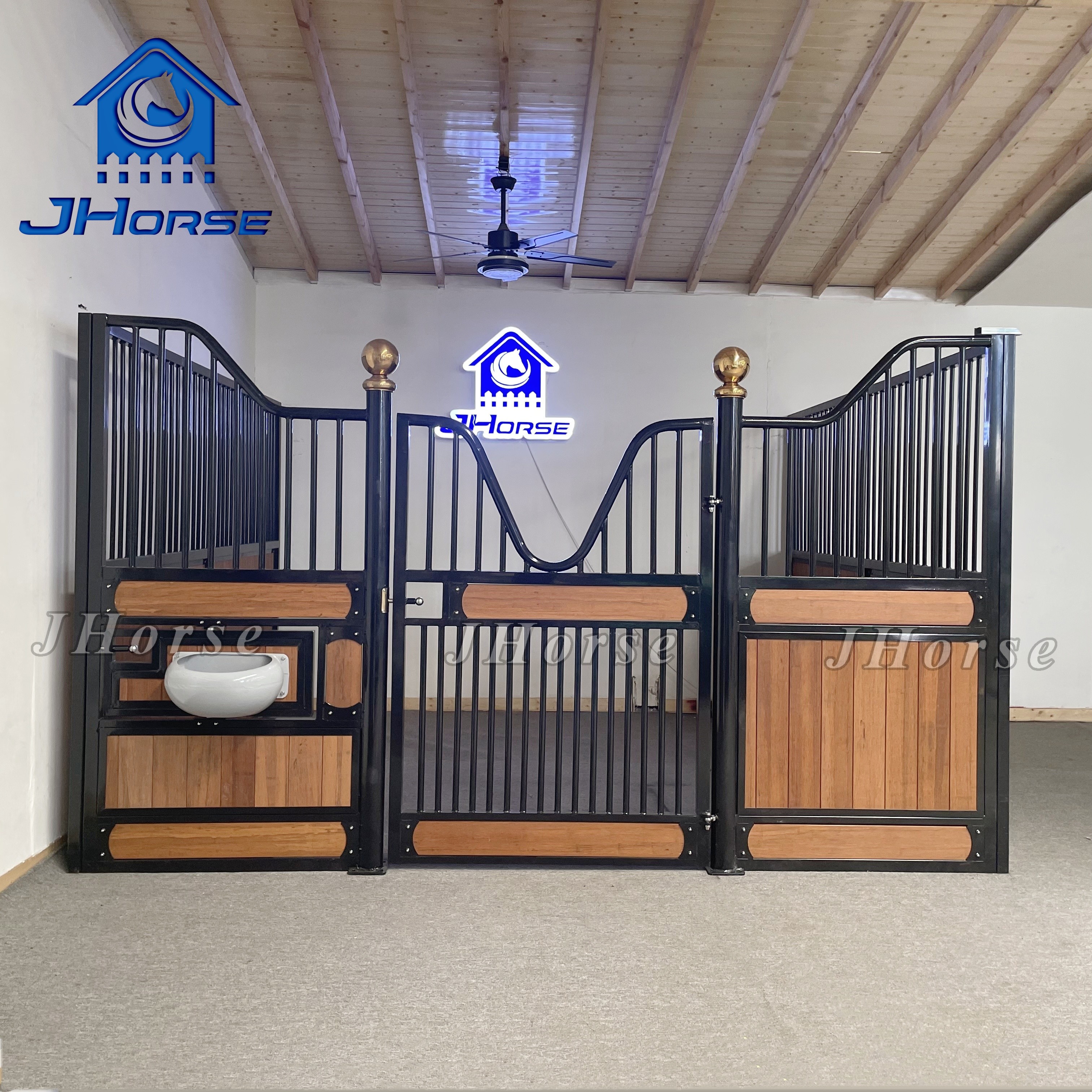 Customized Assembly Horse Stall Panels Panels for Required Inch Frame ...