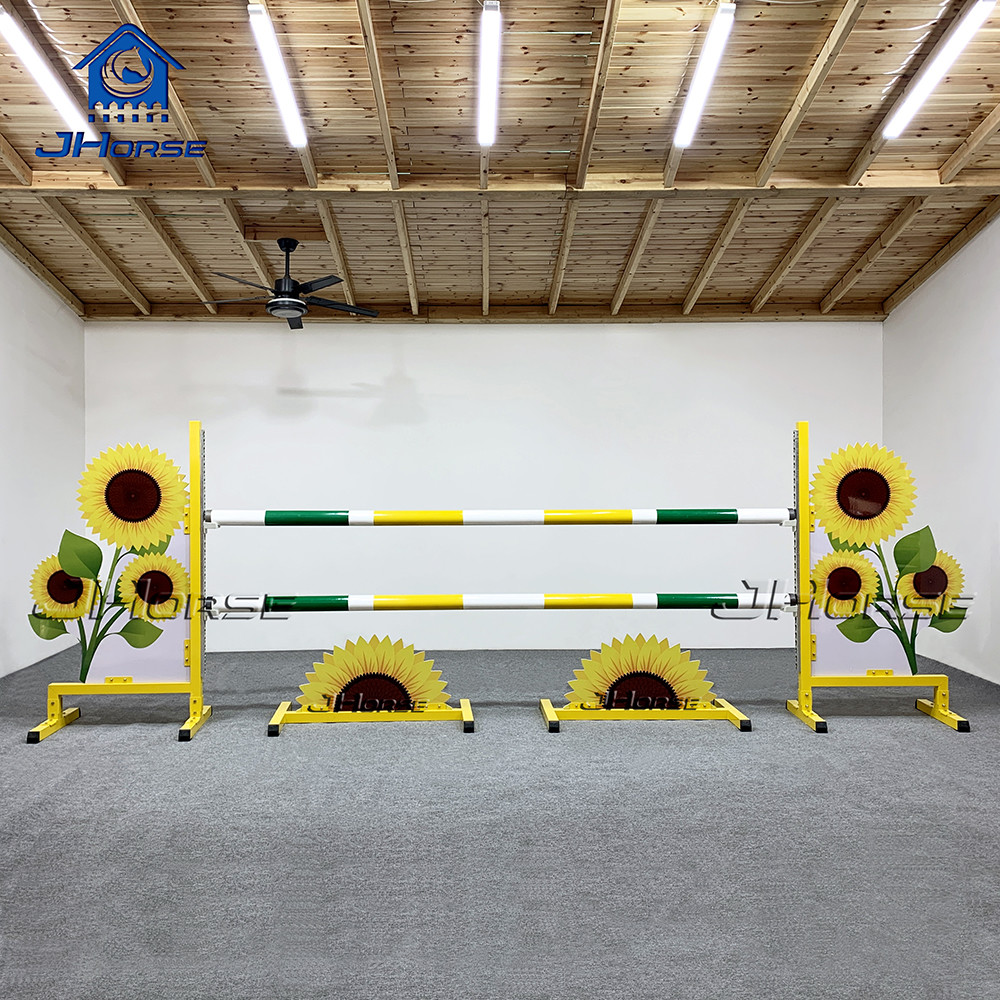 Durable PVC Horse Jumps Equipment for Equestrian Safety