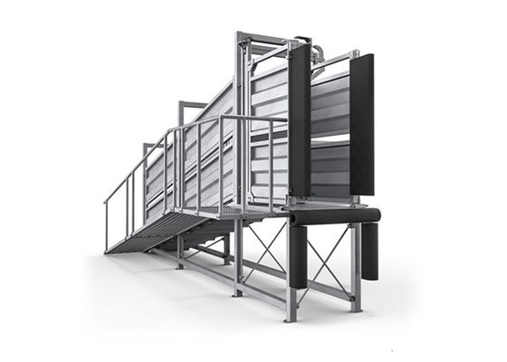 Overhead Bracing Cattle Loading Ramp Plans With Non Slip Walkway ...