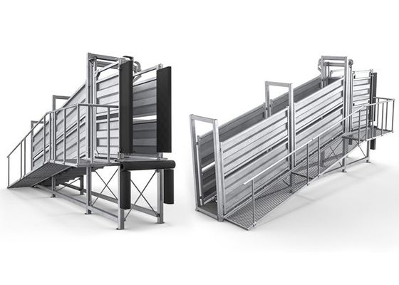 Standard Outdoor Livestock Loading Ramp , 4.7m Deluxe Portable Sheep Ramp